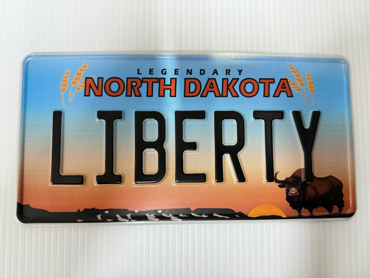 USA Style North Dakota Pressed Plate – Europl8